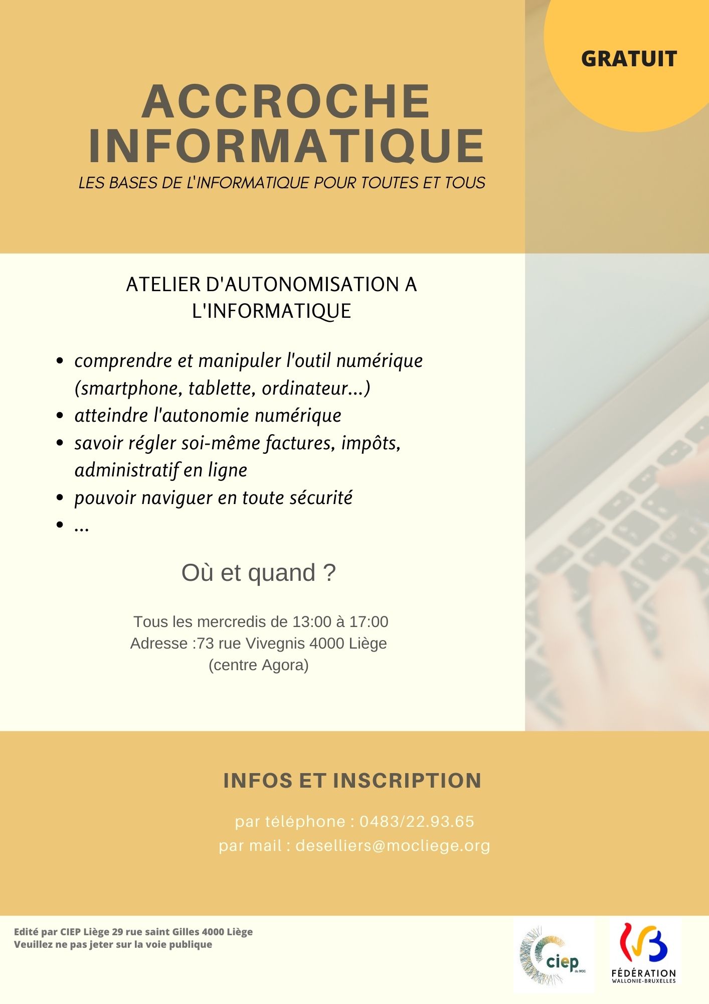 Accroche informatique - Ciep