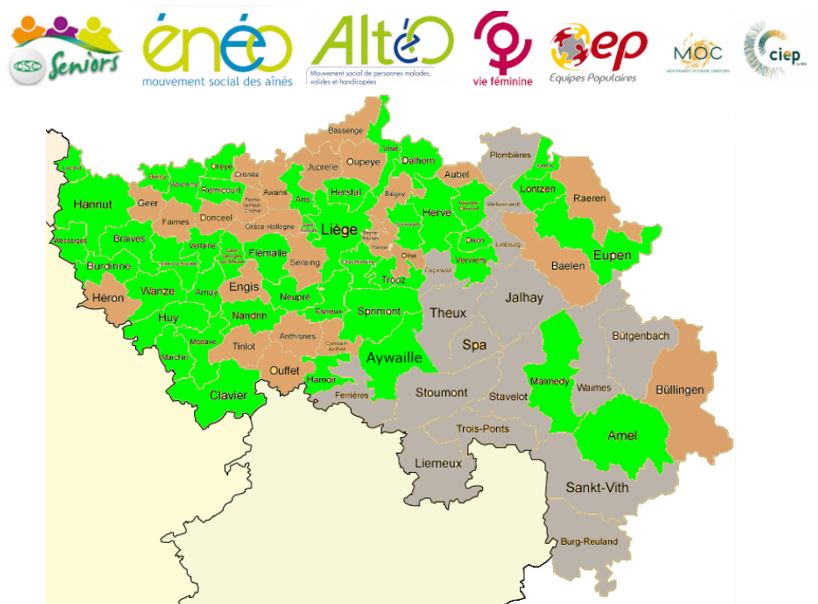 Mise à jour : Où sont les CCCA en Province de Liège? - MOC Liège